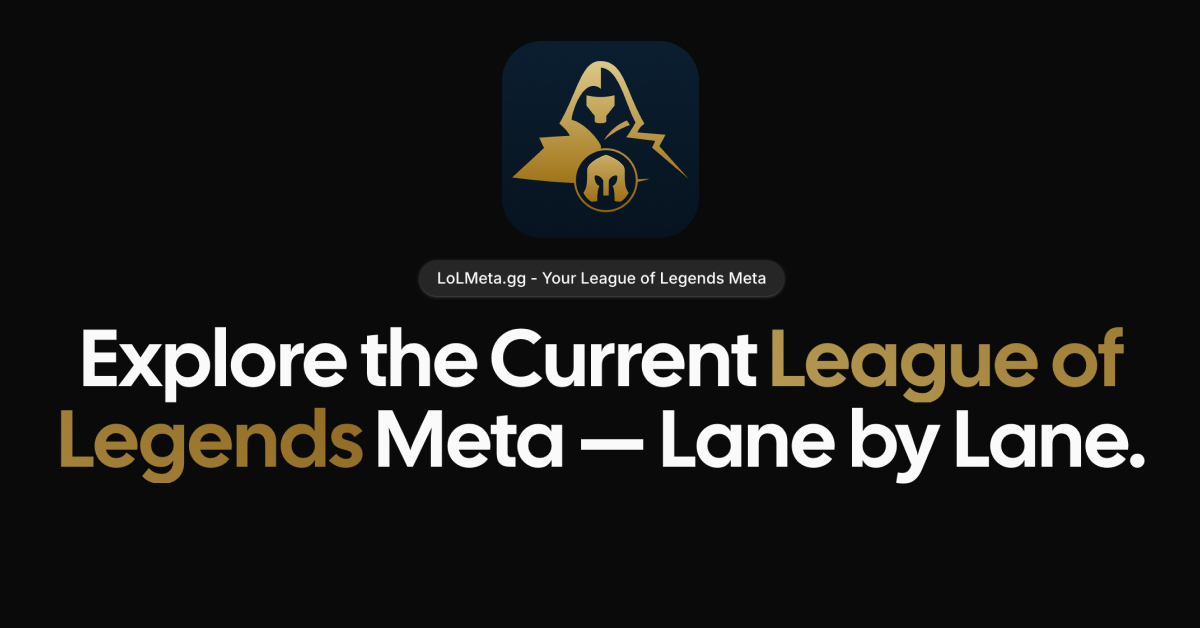 LoLMeta.gg – Best Champions & Stats for Patch 25.24 | LoL Meta